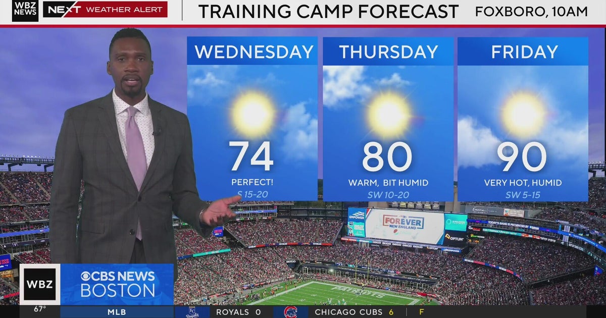 Next Weather: WBZ mid-morning forecast for July 23, 2025 - CBS Boston