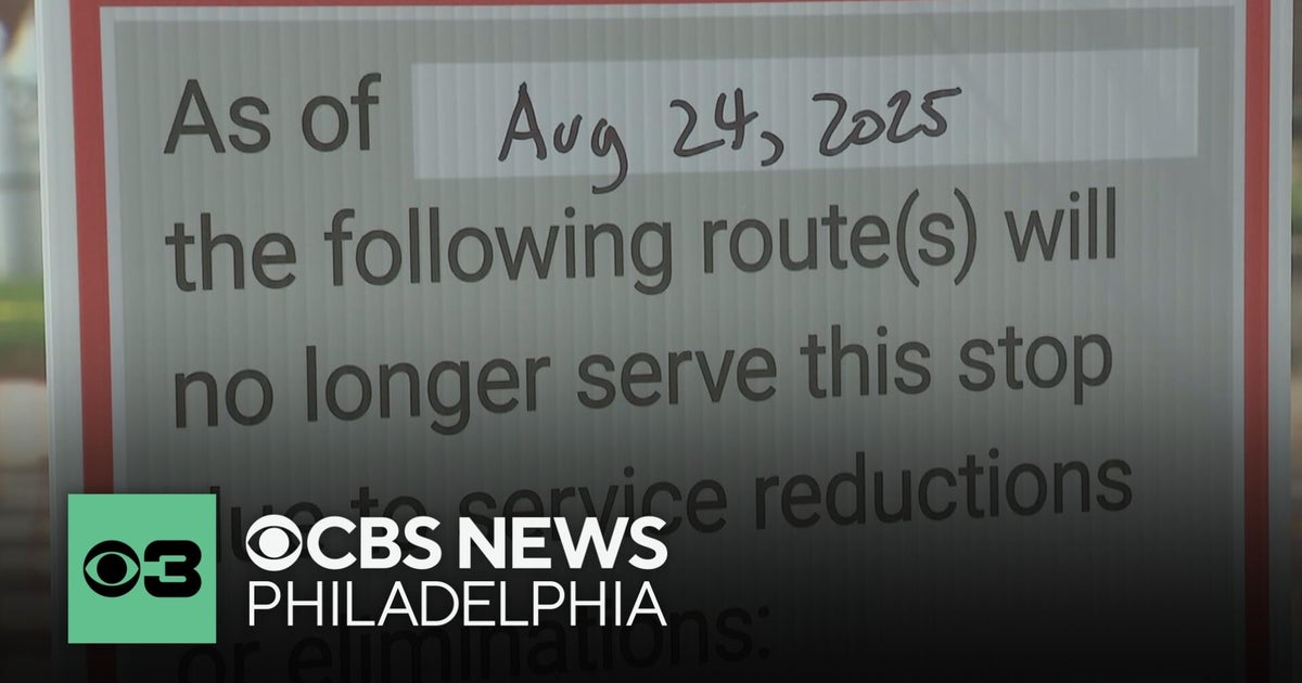 SEPTA begins warning riders with significant cuts month away - CBS ...