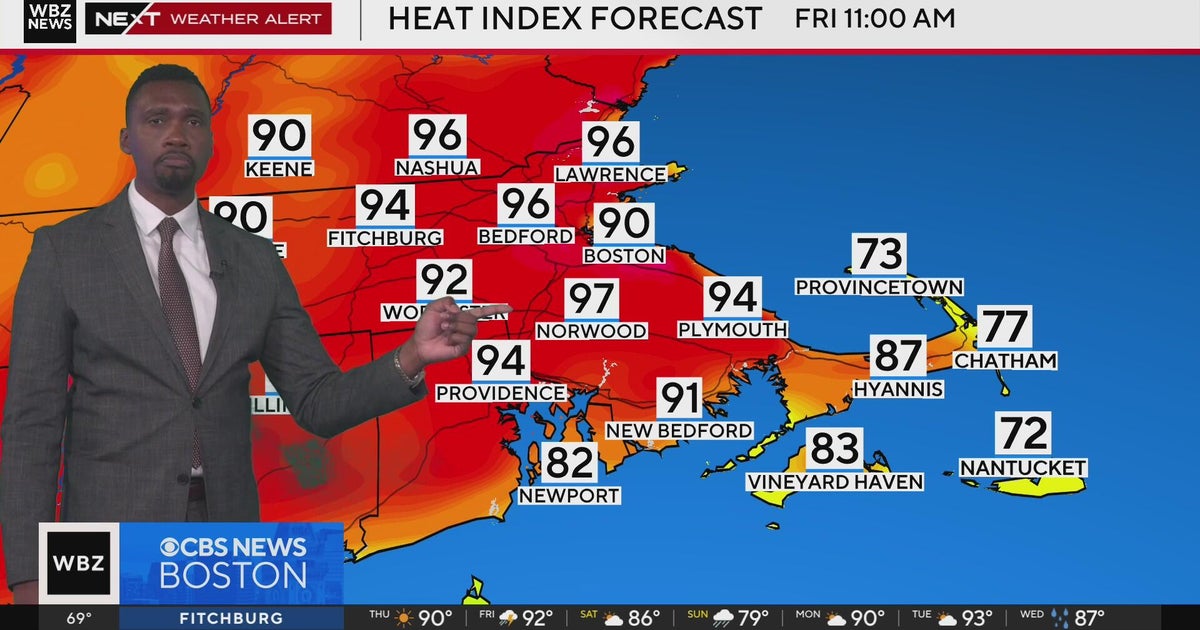 Next Weather: WBZ mid-morning forecast for July 24, 2025 - CBS Boston