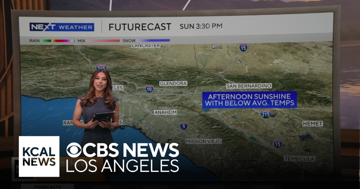 Alex Biston's 6 a.m. forecast | NEXT Weather - CBS Los Angeles