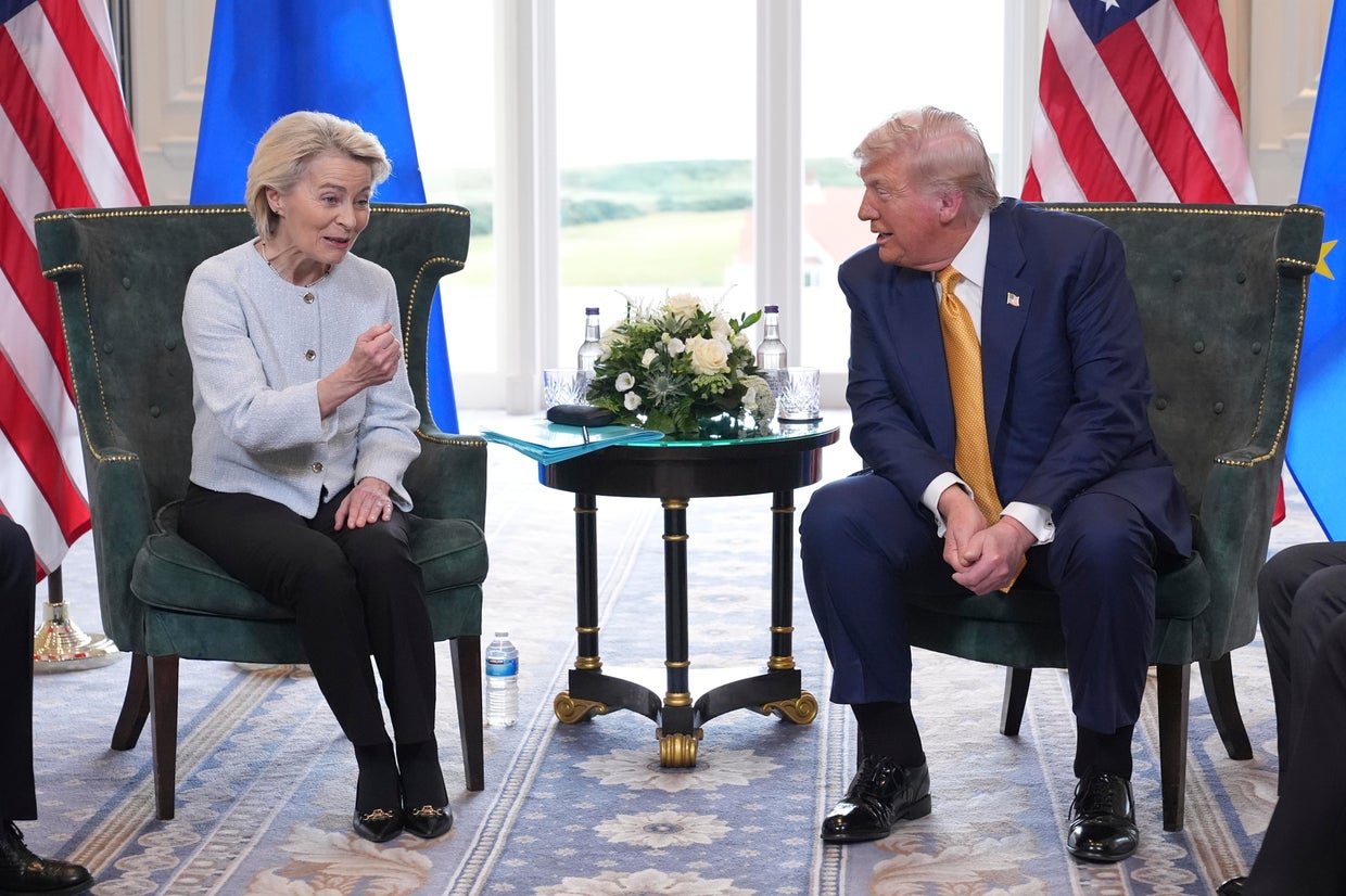 Trump says U.S. has reached trade deal with European Union as Aug. 1 ...