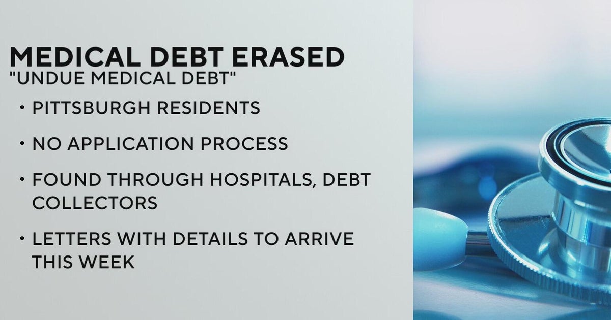 More than $58 million in medical debt erased in Pittsburgh - CBS Pittsburgh
