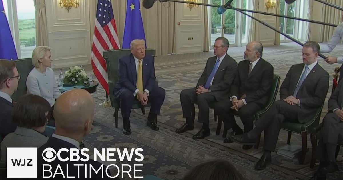 President Trump says U.S., European Union have reached trade deal - CBS ...