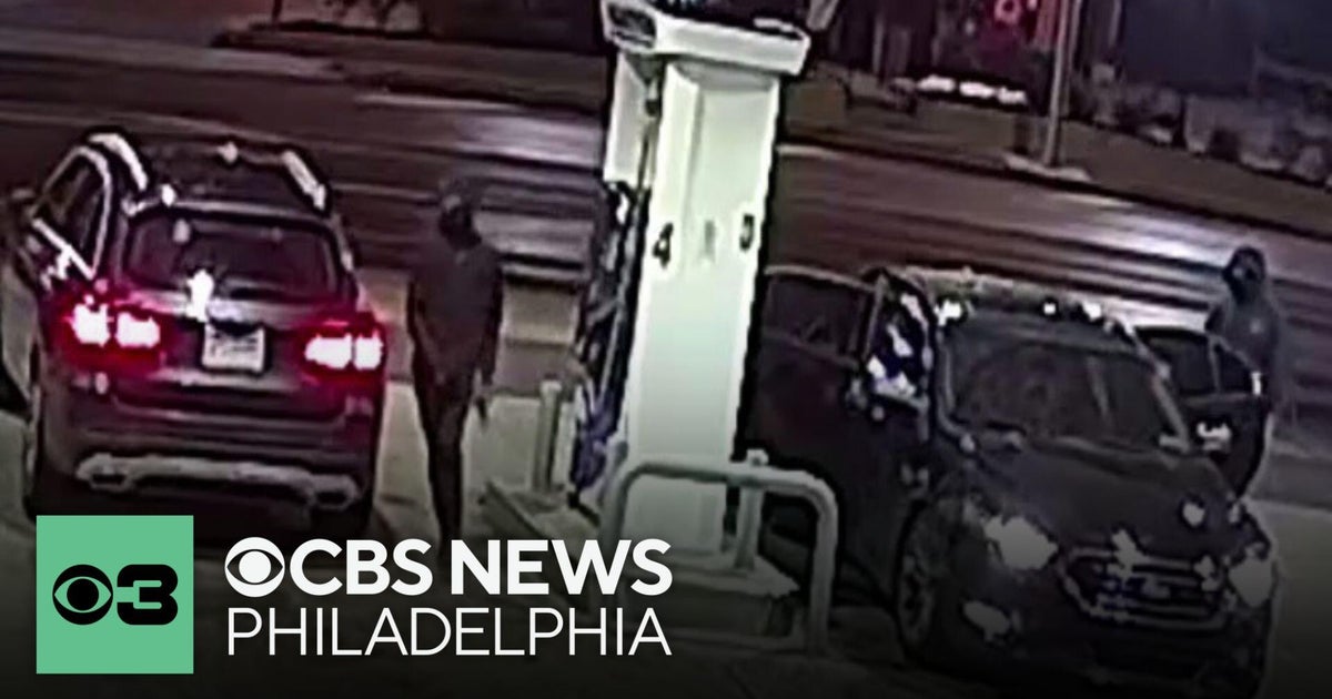 Police searching for 2 suspects wanted for carjacking woman at West Oak Lane gas station - CBS ...