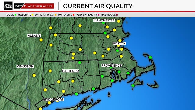 Air quality Monday in Massachusetts likely to be worst of the year due ...