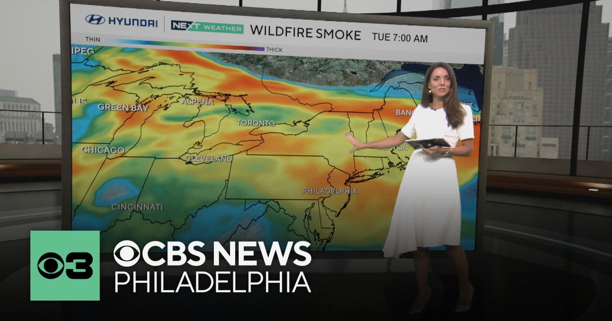 Smoke from Canadian wildfires causes hazy skies in Philadelphia area ...