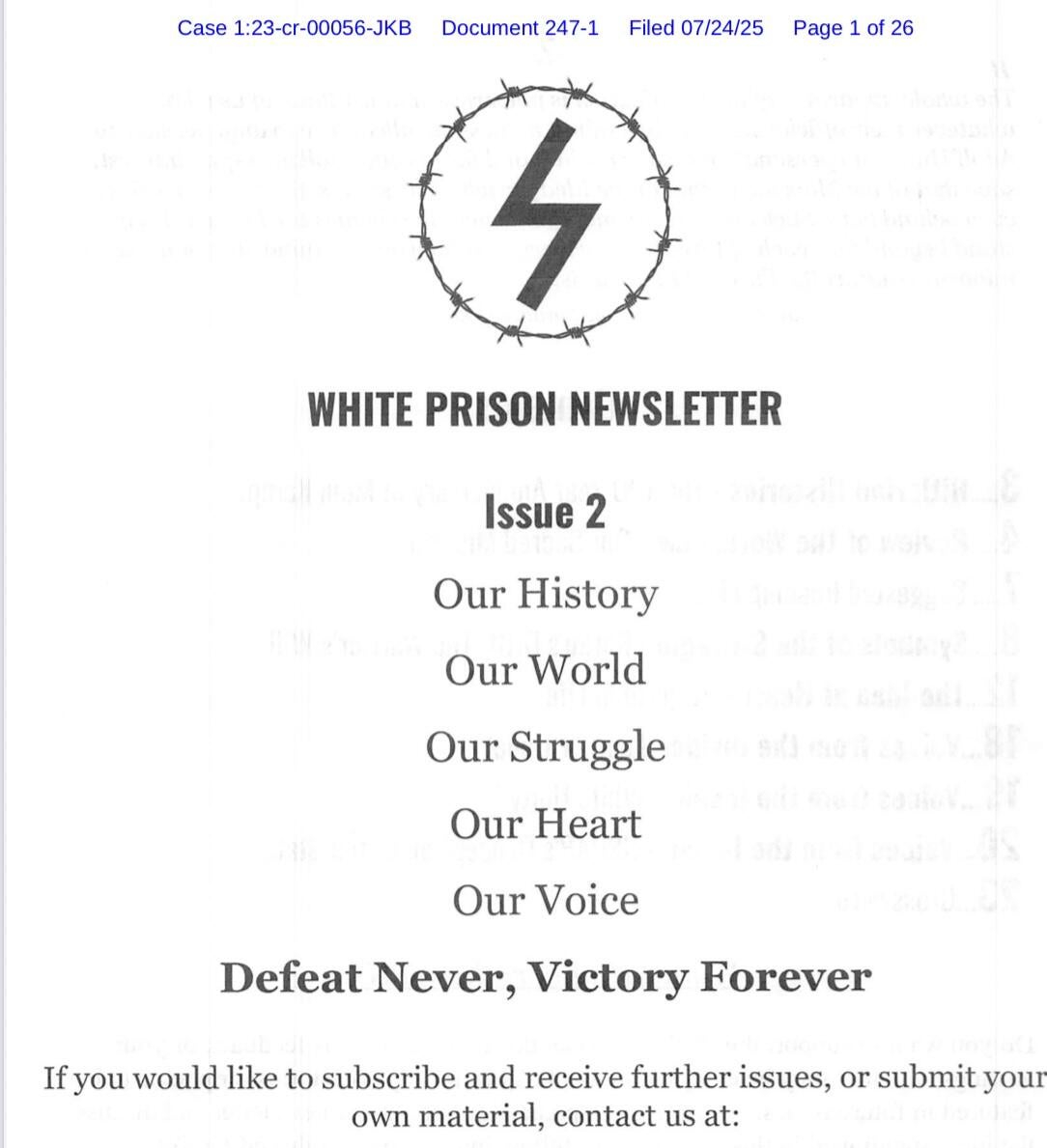 Neo-Nazi gets maximum sentence in terror plot to destroy Maryland's ...