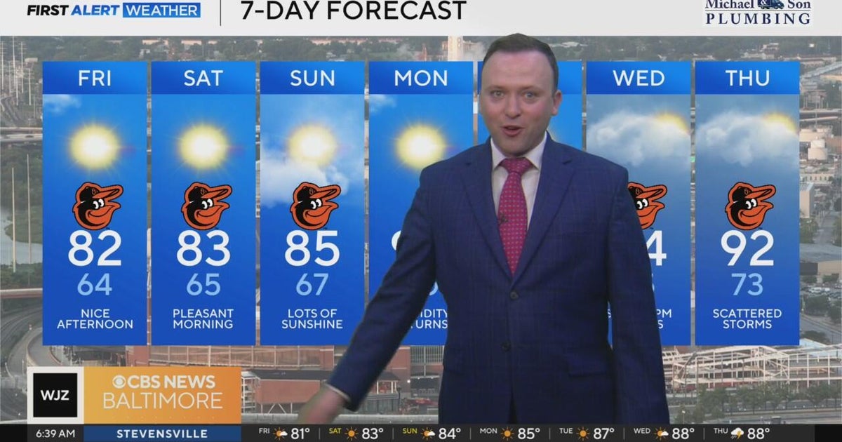Pleasant weekend gives way to hotter weather in Maryland next week ...