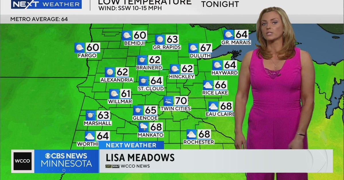 NEXT Weather: 6 p.m. weather report for Sat. Aug. 9, 2025 - CBS Minnesota