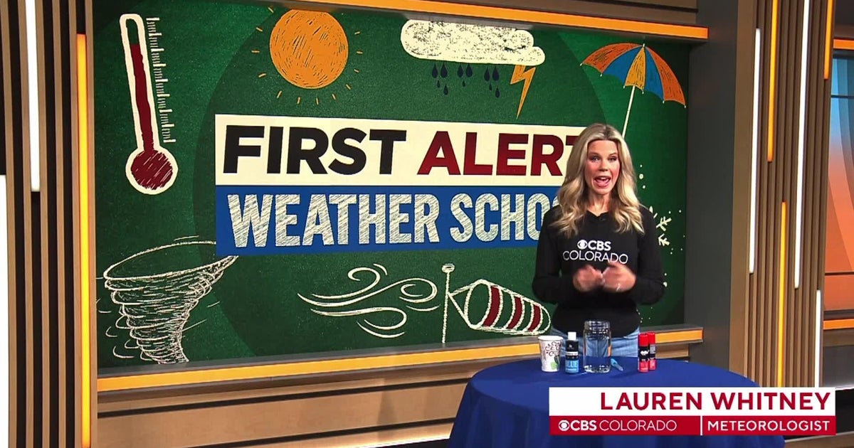 First Alert Meteorologist Lauren Whitney demonstrates how rain forms in ...