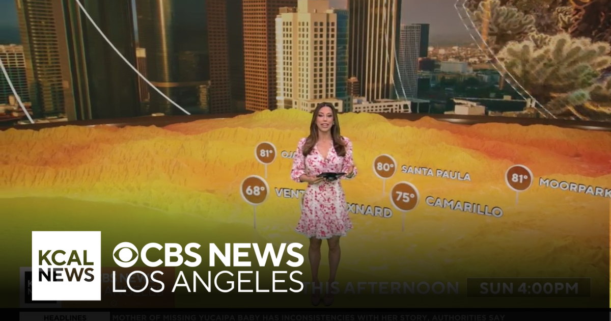 Alex Biston's 6 a.m. forecast | NEXT Weather - CBS Los Angeles