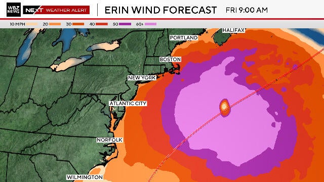 Hurricane Erin to bring rip currents, 5-to-20 foot waves to some ...