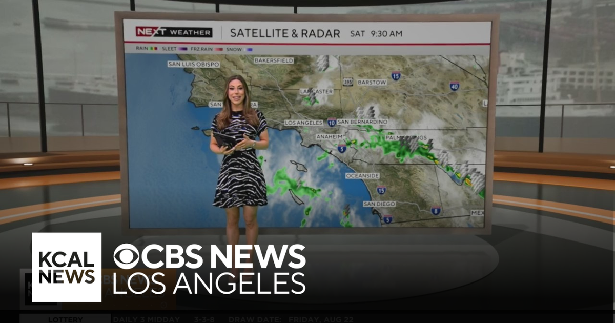 Alex Biston's 9 a.m. forecast | NEXT Weather - CBS Los Angeles