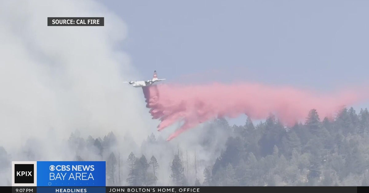 Pickett Fire surpasses 3,200 acres burned in Napa County - CBS San ...