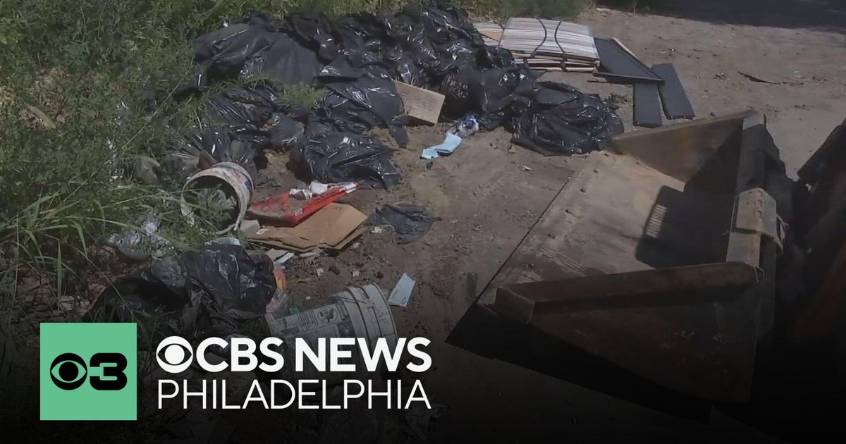How Philadelphia plans to tackle illegal dumping - CBS Philadelphia