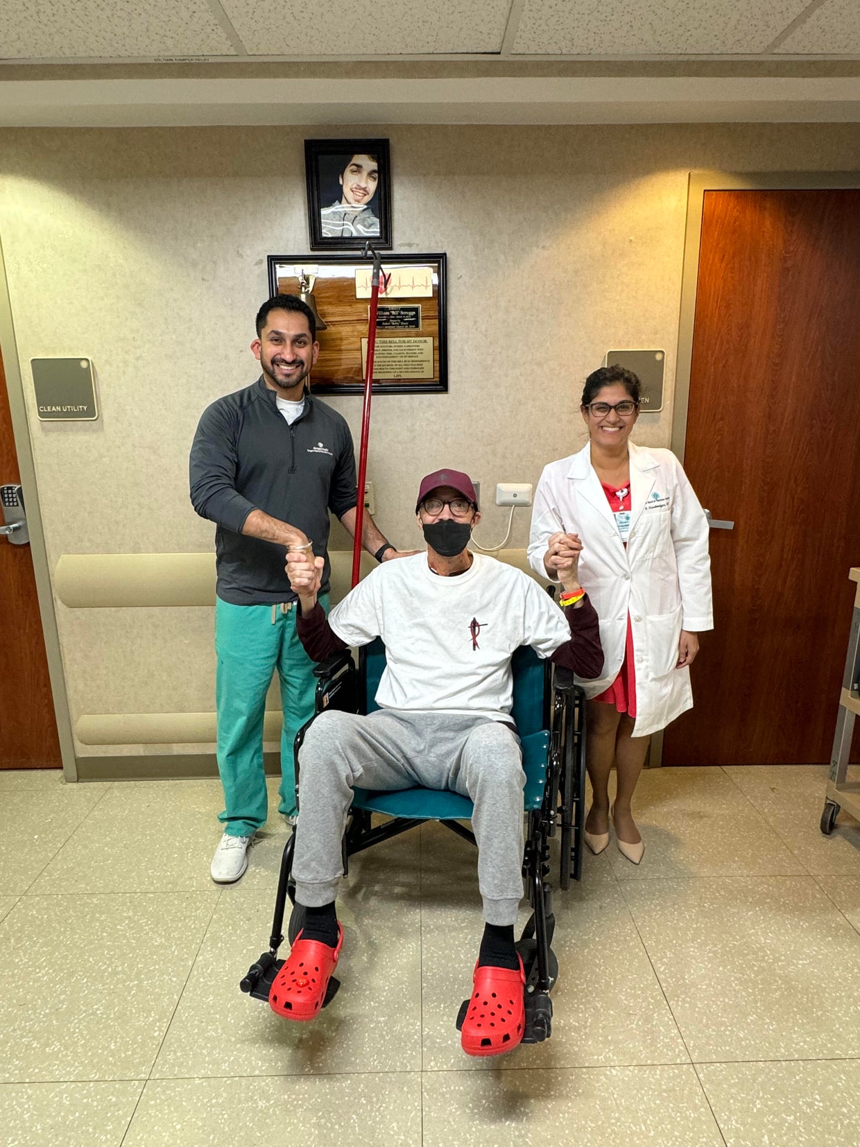 A pastor collapsed at home while wrapping Christmas presents. Doctors found his heart was "hard ...