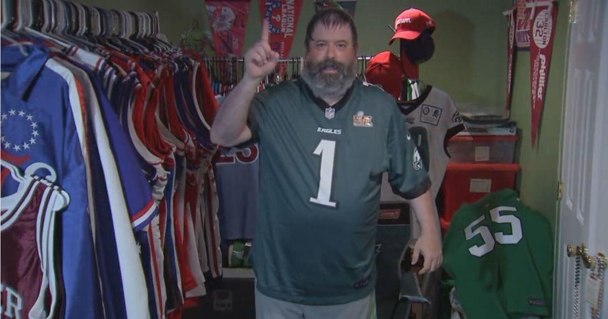 This Eagles fan has a museum-like collection of jerseys. Which 1 is he ...