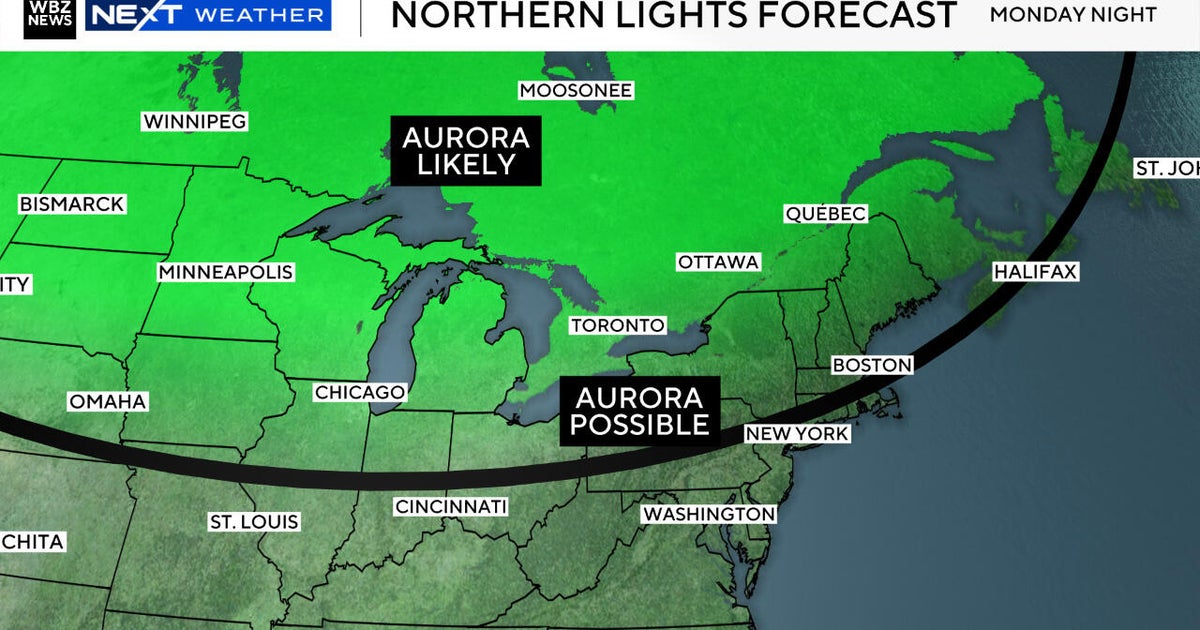 Northern lights might be visible over Massachusetts Monday into Tuesday ...