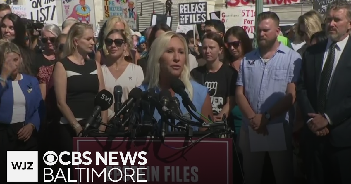 Congressmembers hold bipartisan news conference with Epstein victims ...