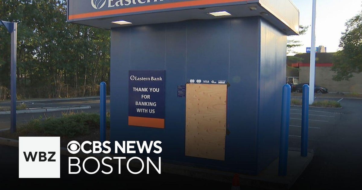 FBI investigates apparent pipe bomb explosion at Woburn ATM - CBS Boston