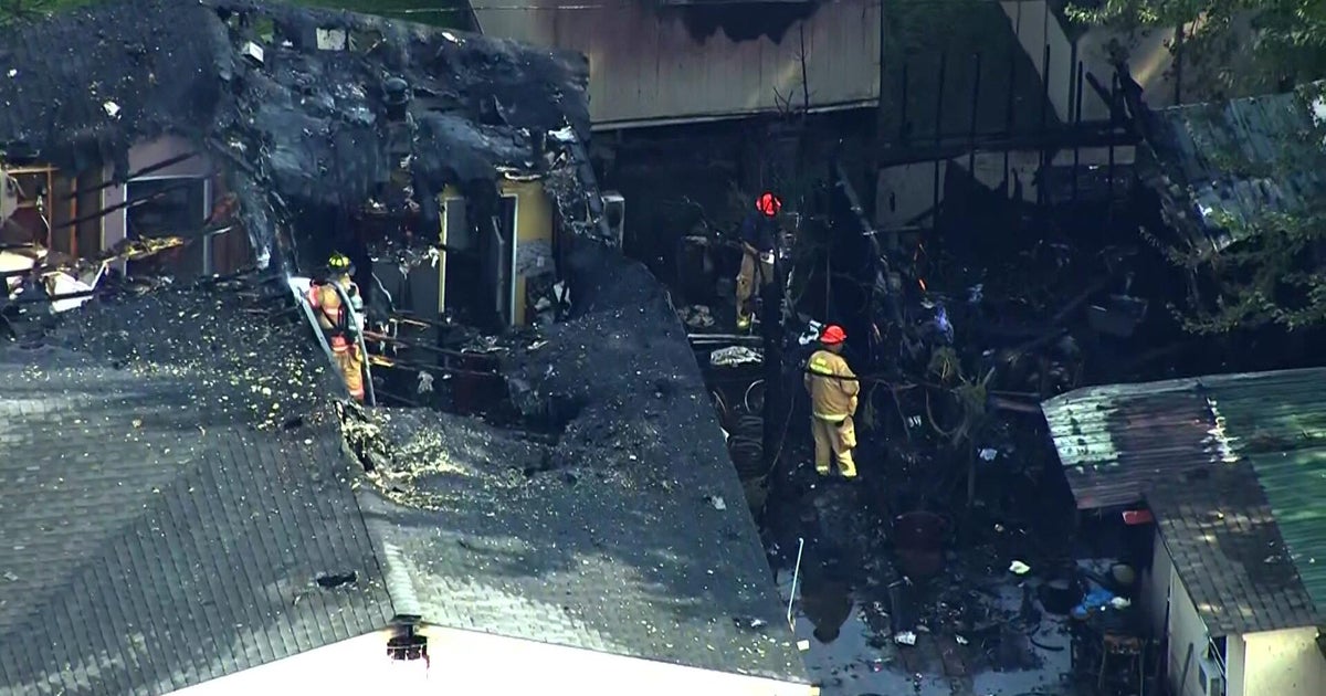 Fire tears through Dayton mobile home community - CBS Minnesota