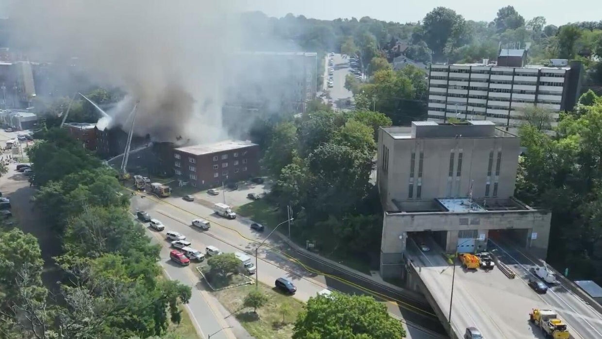 Photos show massive fire at apartment building in Pittsburgh's Squirrel ...