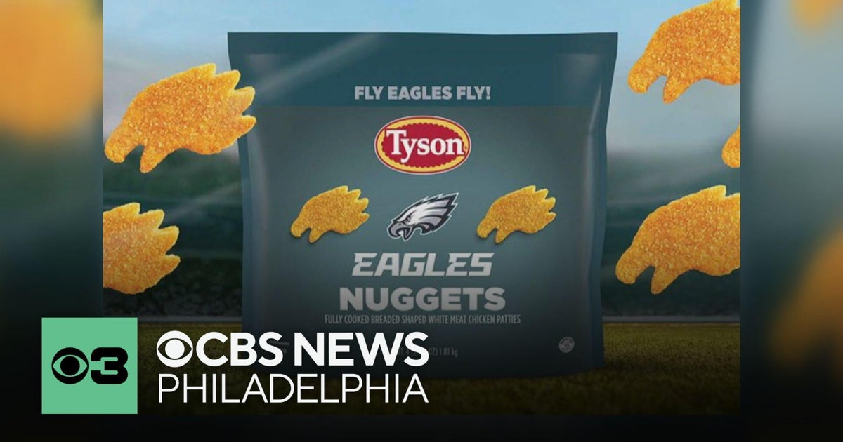 Tyson debuts new chicken nuggets shaped like the Philadelphia Eagles ...