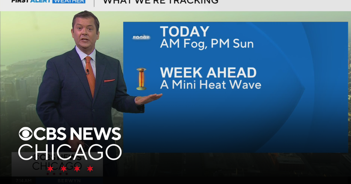 Morning fog, afternoon sun in Chicago on Sunday - CBS Chicago