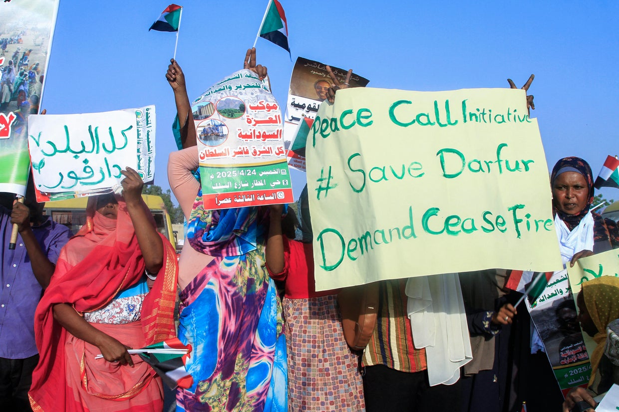 75 killed in Sudan displacement camp by RSF drone strike, aid group ...