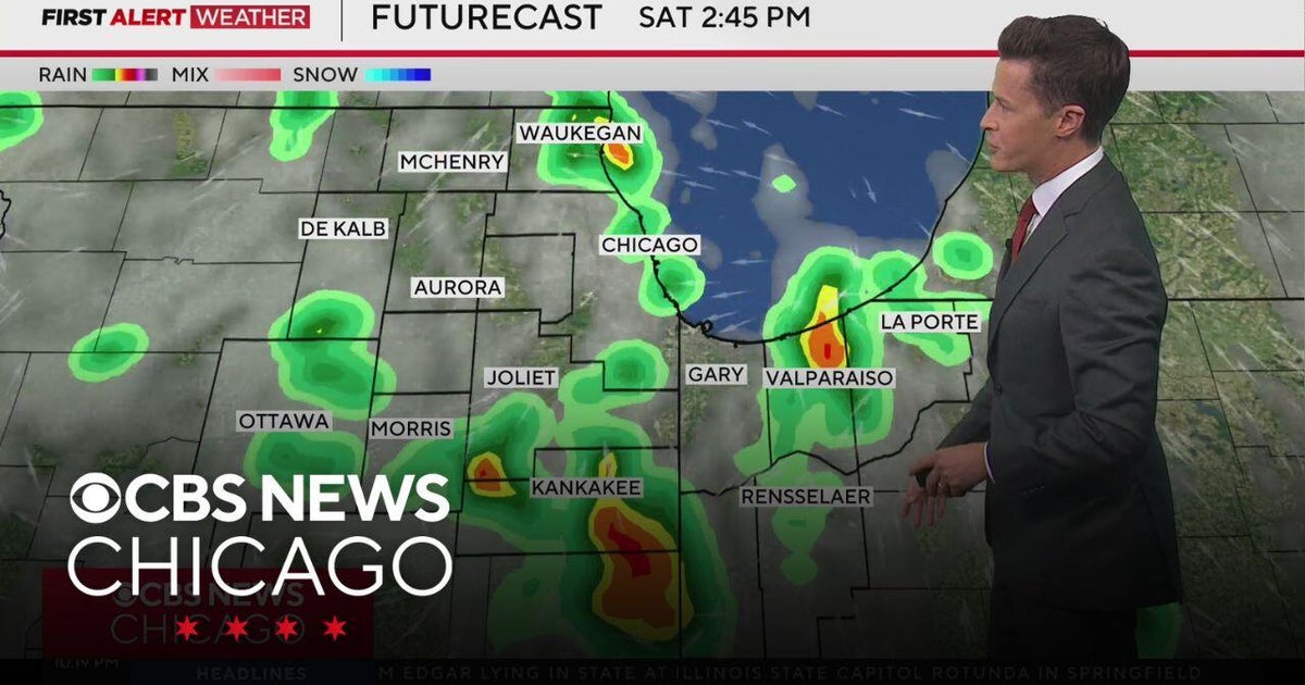 Scattered showers throughout the next week for Chicago - CBS Chicago