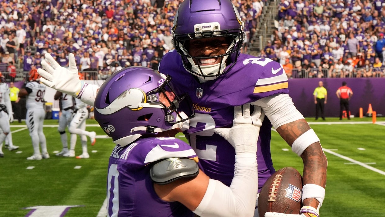 Vikings sail past Bengals 48-10 in Wentz's debut behind pair of TDs on ...
