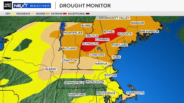Peak fall foliage colors coming soon to New England as weather turns ...