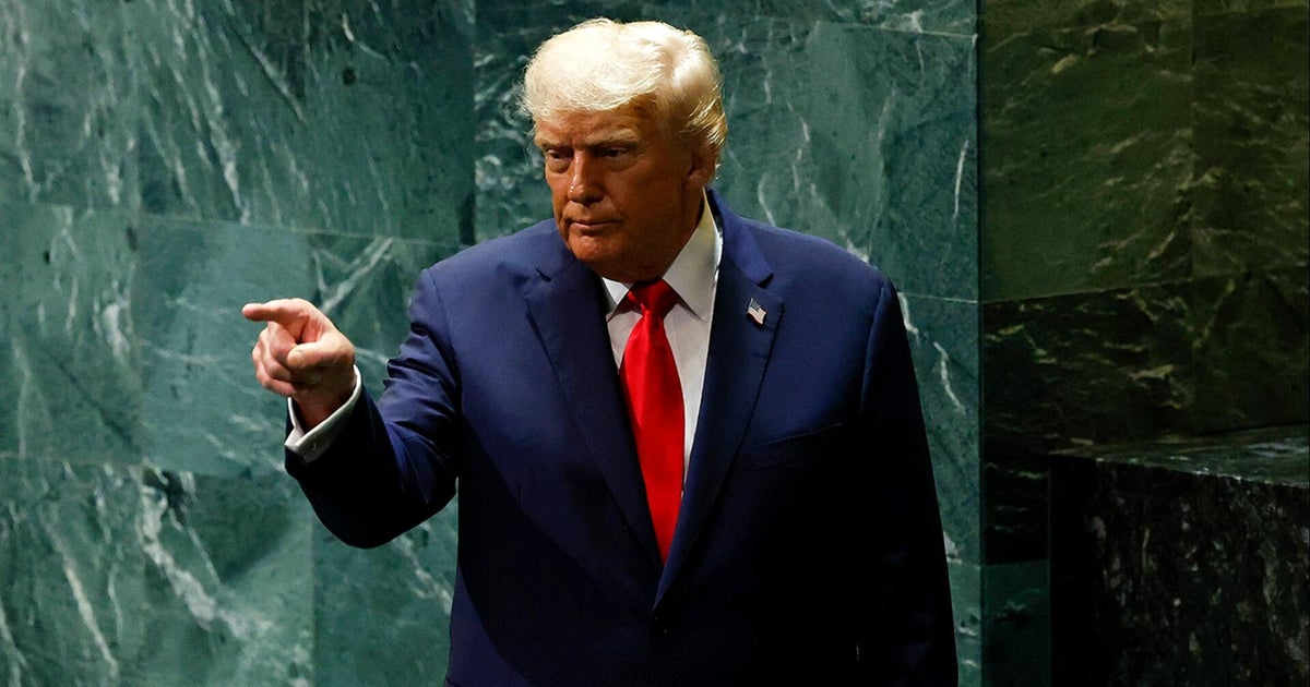 Fact-checking Trump's immigration claims during his U.N. address - CBS News