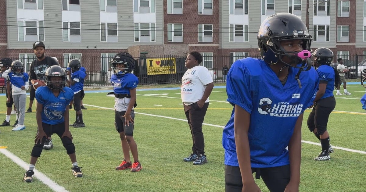 Young athletes practice on new turf field at South Philadelphia's Vare ...