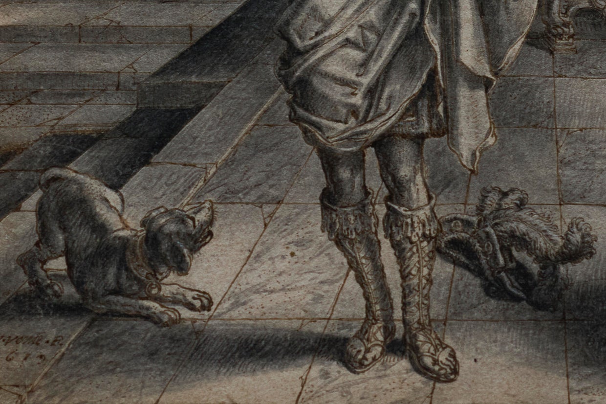 Inspiration behind dog in Rembrandt's famous "Night Watch" artwork ...