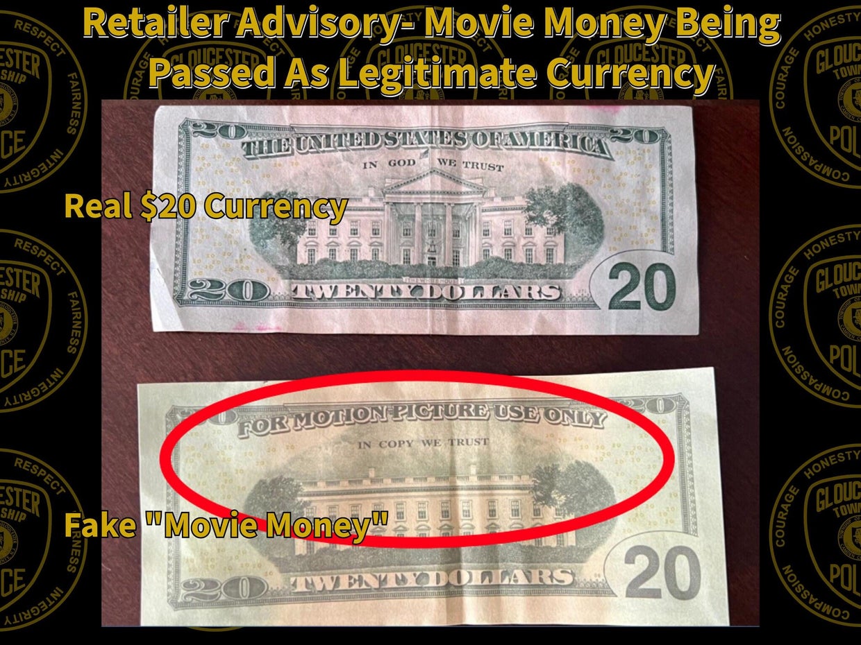 Police warn of fake "movie money" circulating in Camden County, New ...