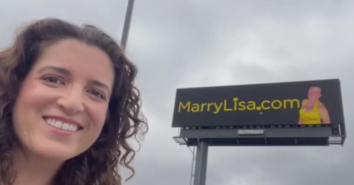 Bay Area woman's billboard campaign searching for love goes viral - CBS ...