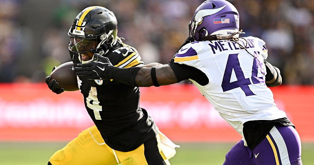 Steelers hold on for 24-21 win over Vikings in NFL's first regular-season game in Ireland - CBS ...