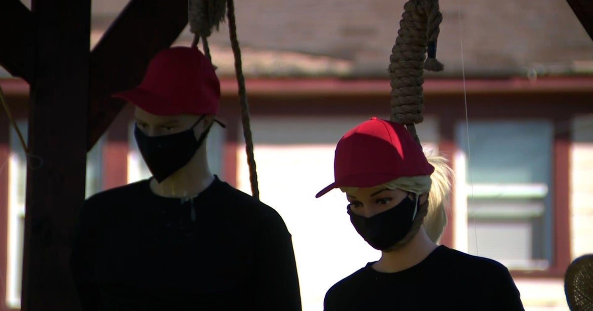 Texas homeowner defends controversial Halloween display as political ...