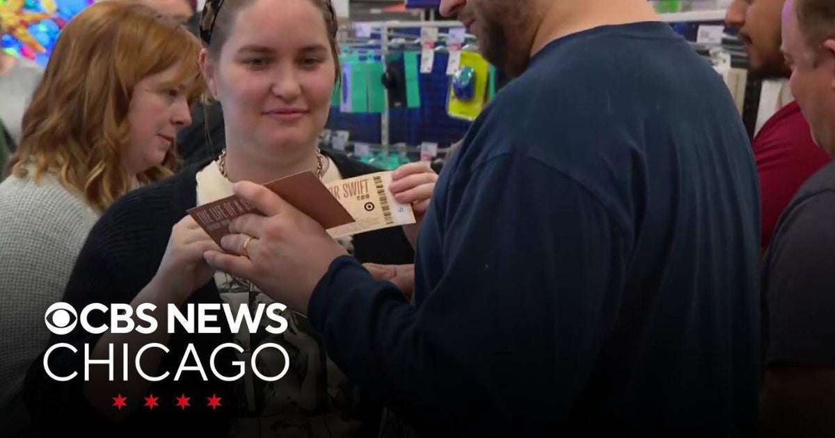 Taylor Swift fans line up at Target for midnight album release - CBS ...