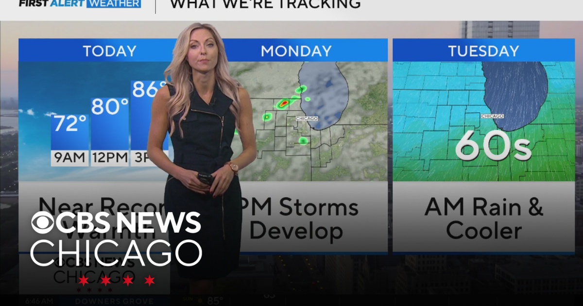 Near record warmth on Sunday in Chicago - CBS Chicago