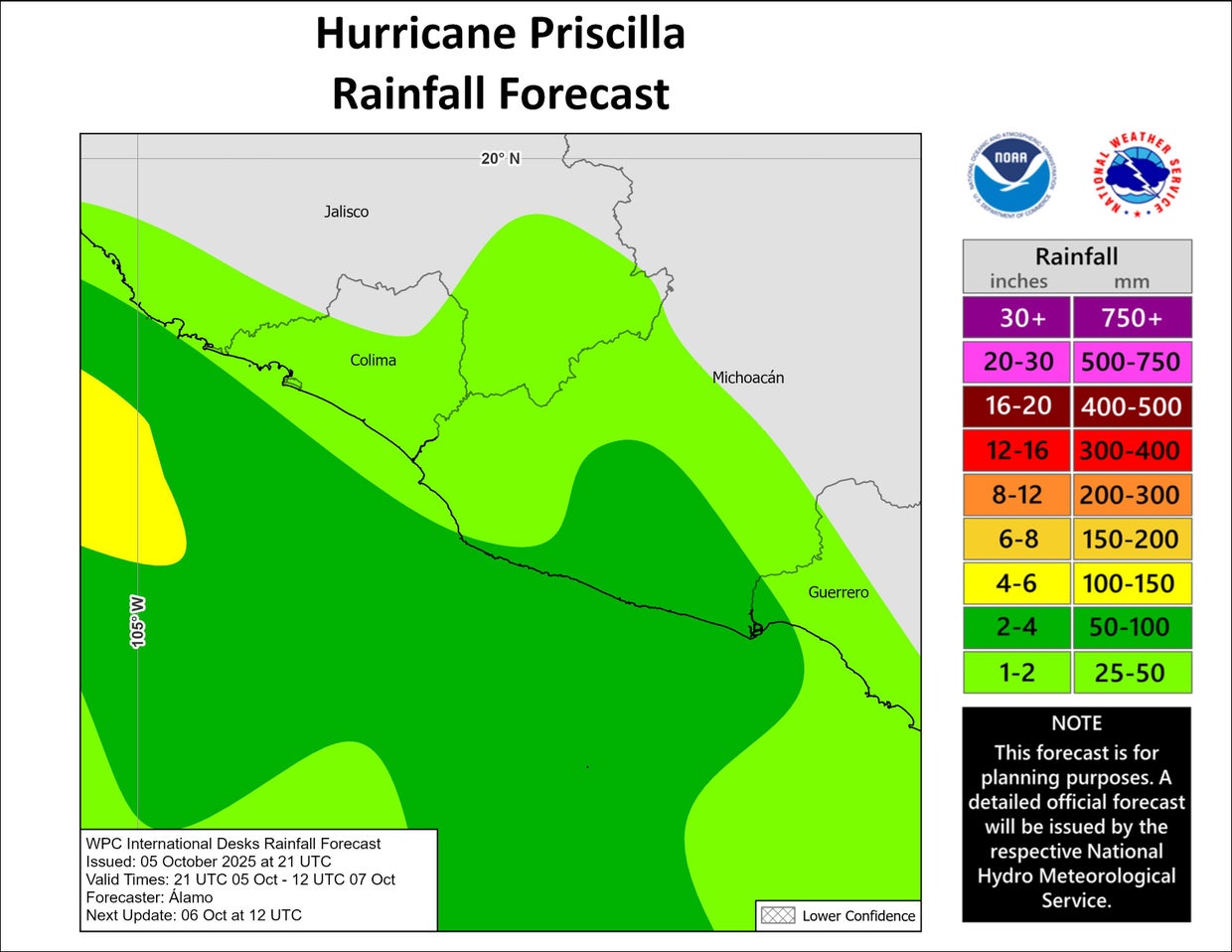 Priscilla strengthens into a hurricane in the Pacific. Maps show its ...
