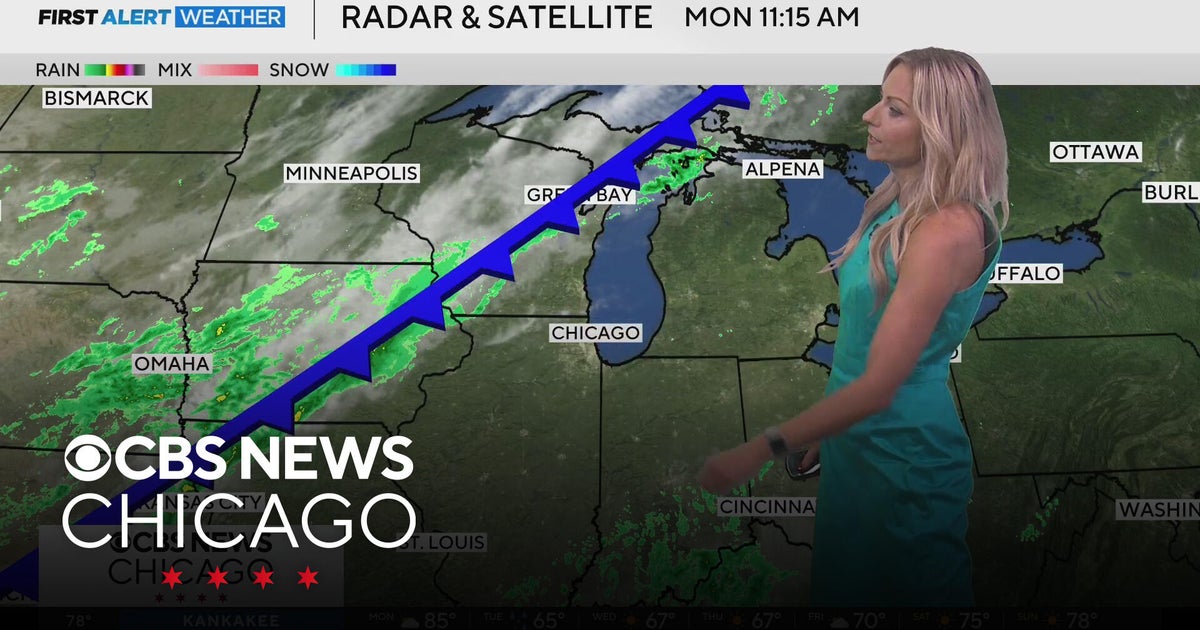 Chicago weather: Warm Monday before evening storm chances - CBS Chicago