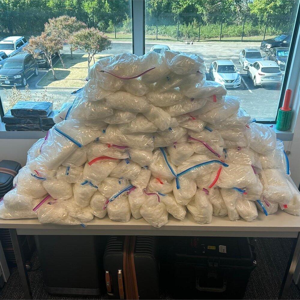 Tip leads Dallas police to seize over 160 kilograms of meth, $100,000 ...