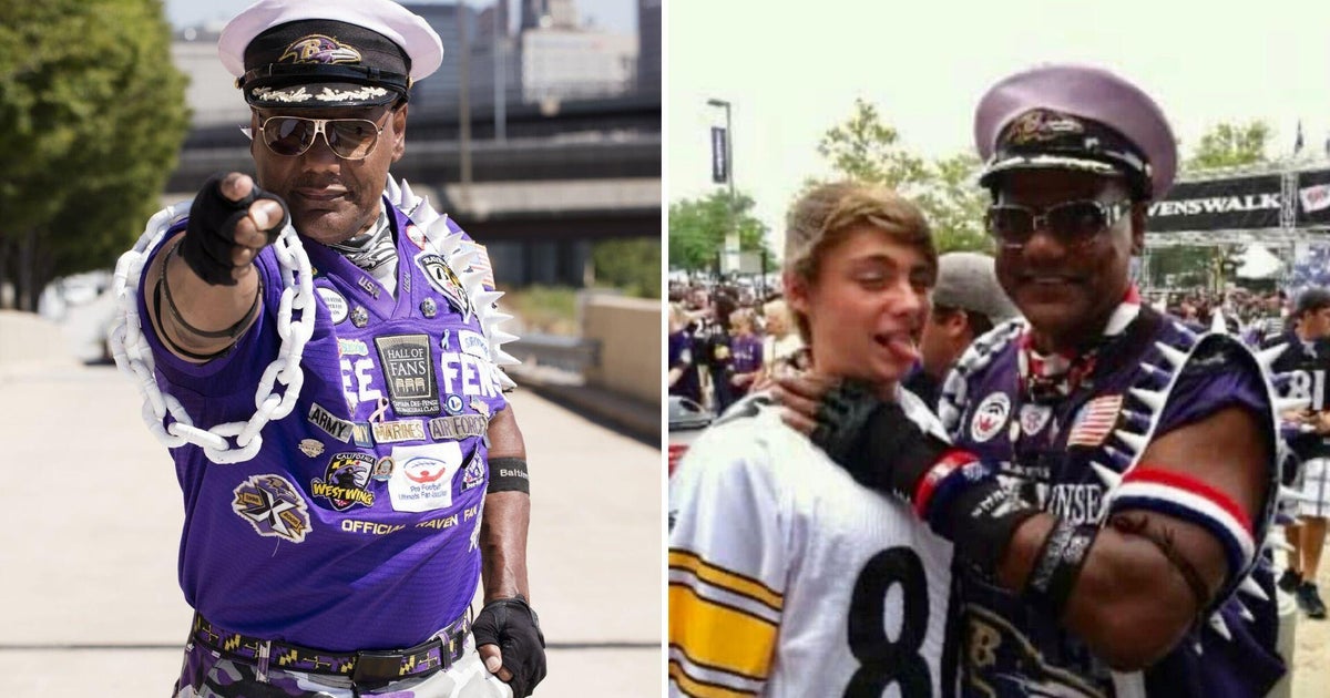 Baltimore Ravens mourn loss of superfan "Captain Dee-Fense" - CBS Baltimore