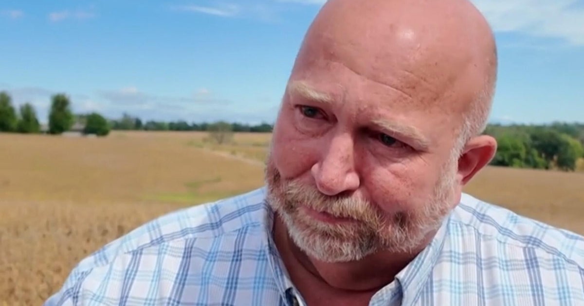 Farmers speak out as Trump's tariffs slam crops - CBS News