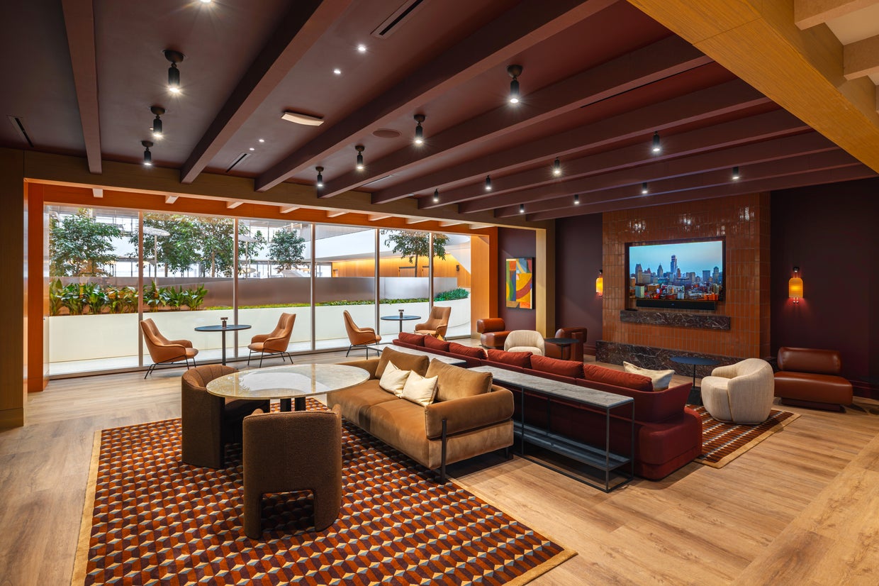 Take a tour of the completed 12-story Hudson's Detroit office building ...