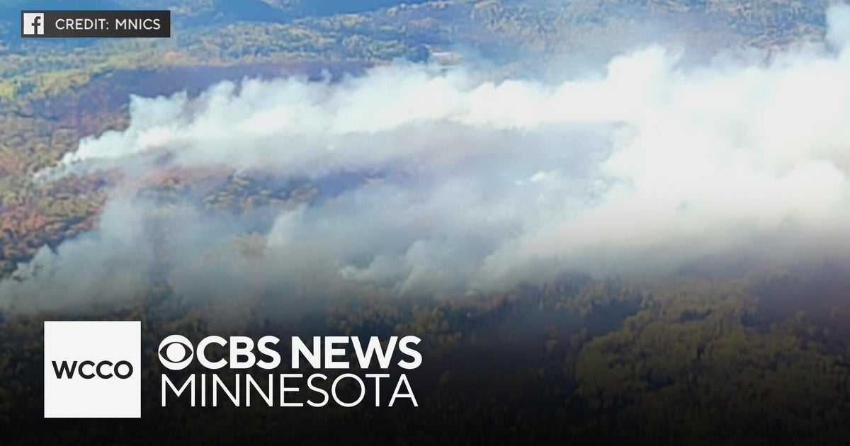 Wildfire raging near on Minnesota's Arrowhead - CBS Minnesota