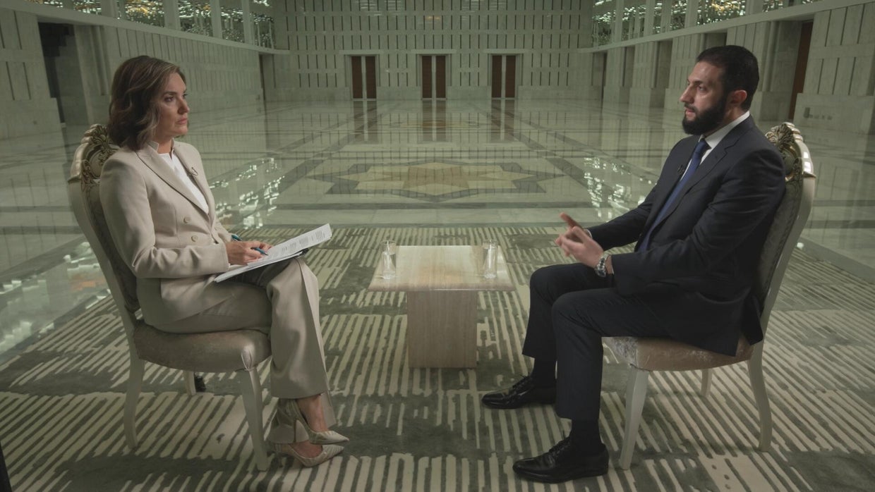Syrian President Ahmed al-Sharaa on his hopes for rebuilding and on ...