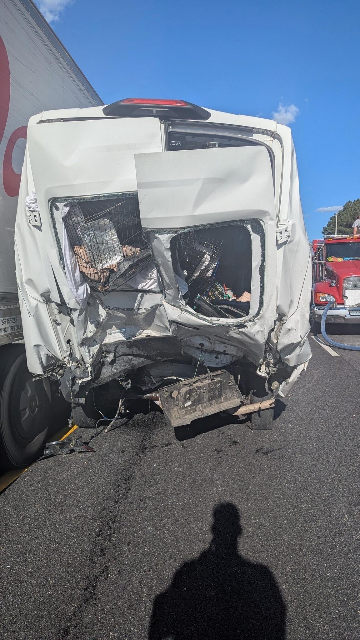 Eight killed in fiery crash on I-85 in Georgia; Animal rescue van among ...